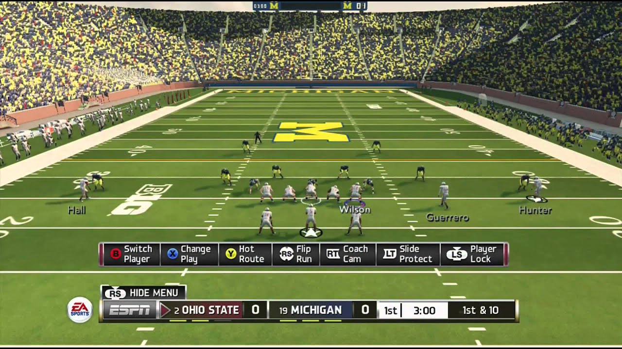 NCAA Football 14 Offensive Hot Routes Tutorial (New Trigger Routes ...