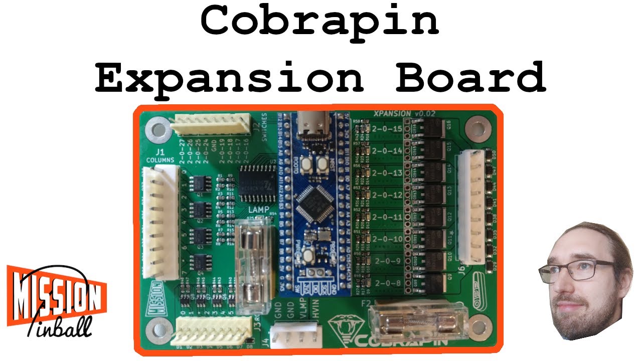 Light Matrix Expansion Board - Cobrapin 3/3 - MPF Hardware Series - YouTube