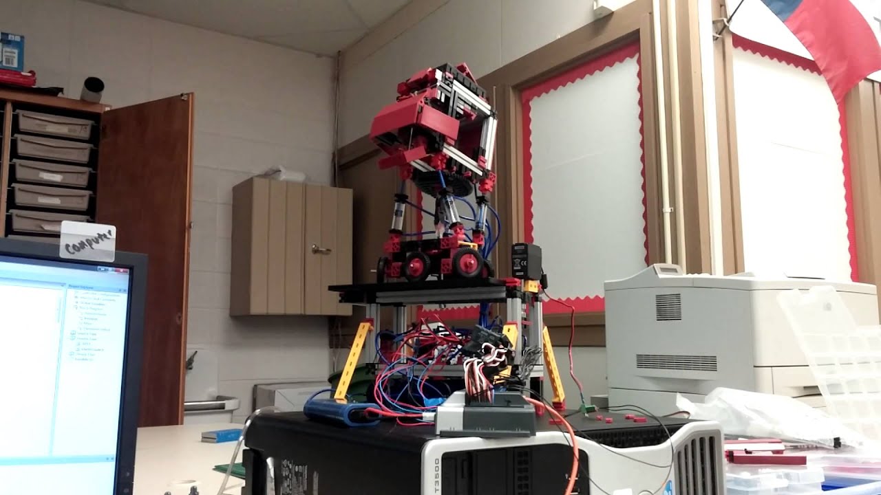 My robot head for animatronics TSA competition - YouTube