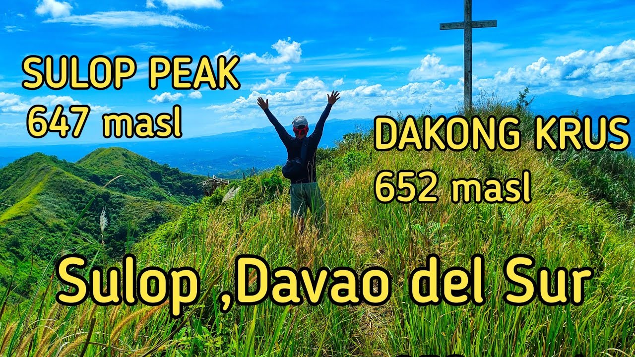 DAYHIKE LANG FROM DAKONG KRUS 652 MASL TRAVERSE TO SULOP PEAK 647 MASL ...
