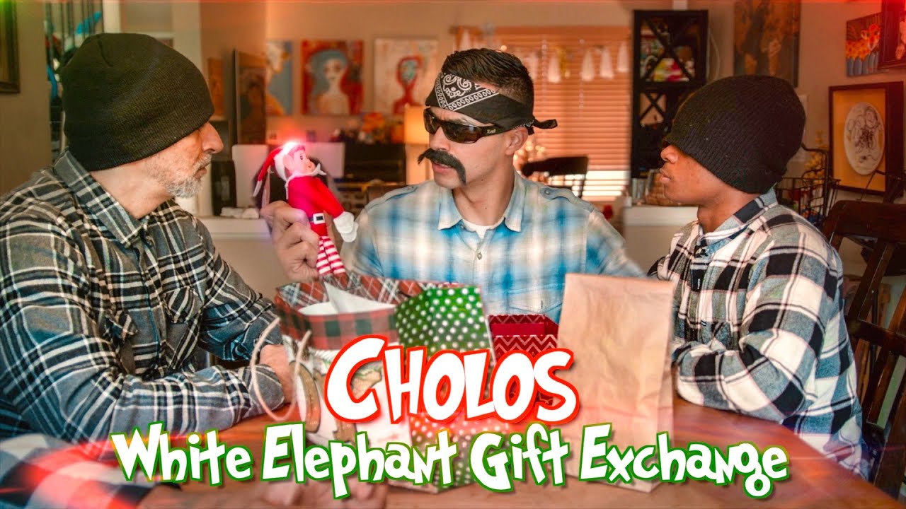 CHOLOS White Elephant Gift Exchange | David Lopez - YouTube