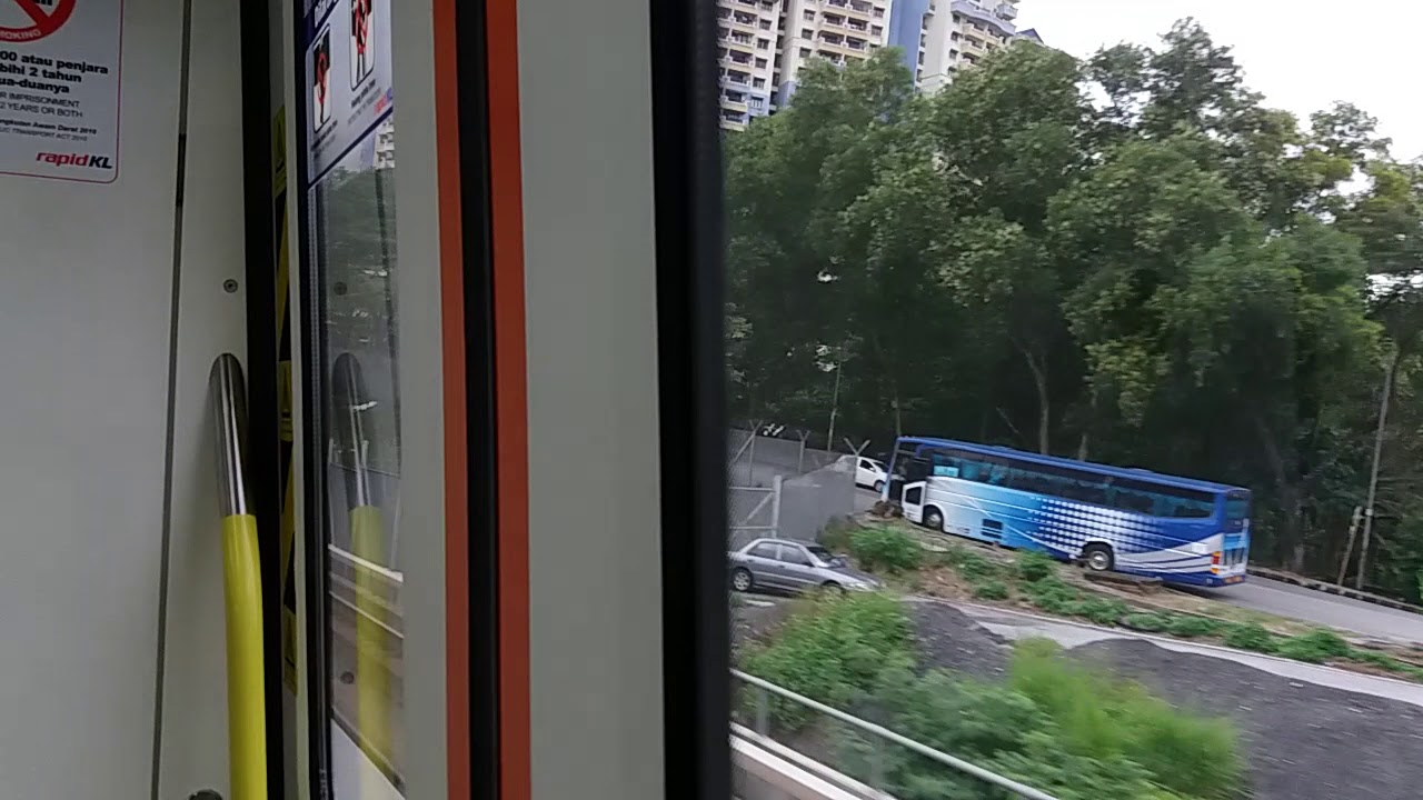 LRT Sri Petaling Line - CSR Zhuzhou "AMY" Ride From Awan Besar To Sri ...