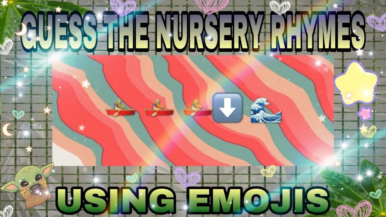 Guess The Nursery Rhymes Using Emojis | 93% FAIL - YouTube
