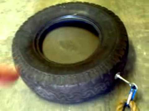 DIY tire pull aka sled - YouTube