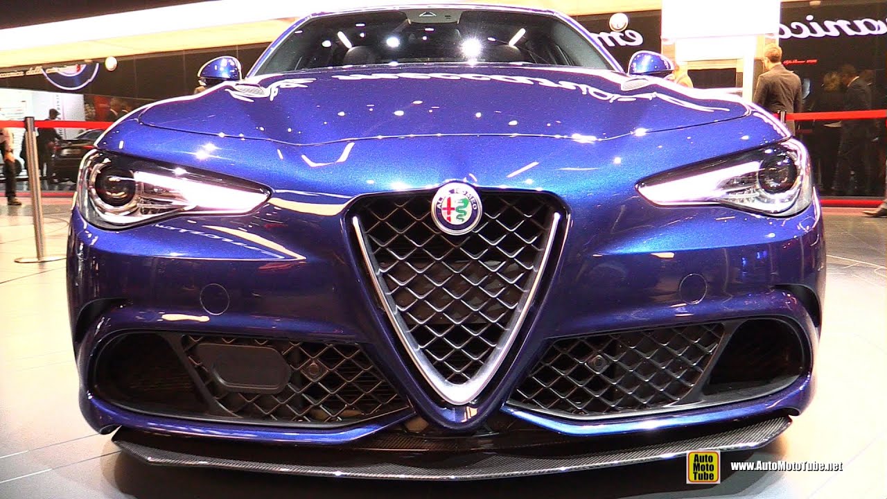 2016 Alfa Romeo Giulia Quadrifoglio V6 - Exterior, Interior Walkaround ...