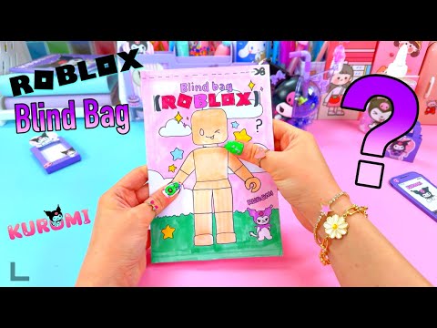 KENDİN YAP BLIND BAG ROBLOX KUROMI KIYAFETLERİ - SANRIO KAĞIT EL SANATLARI