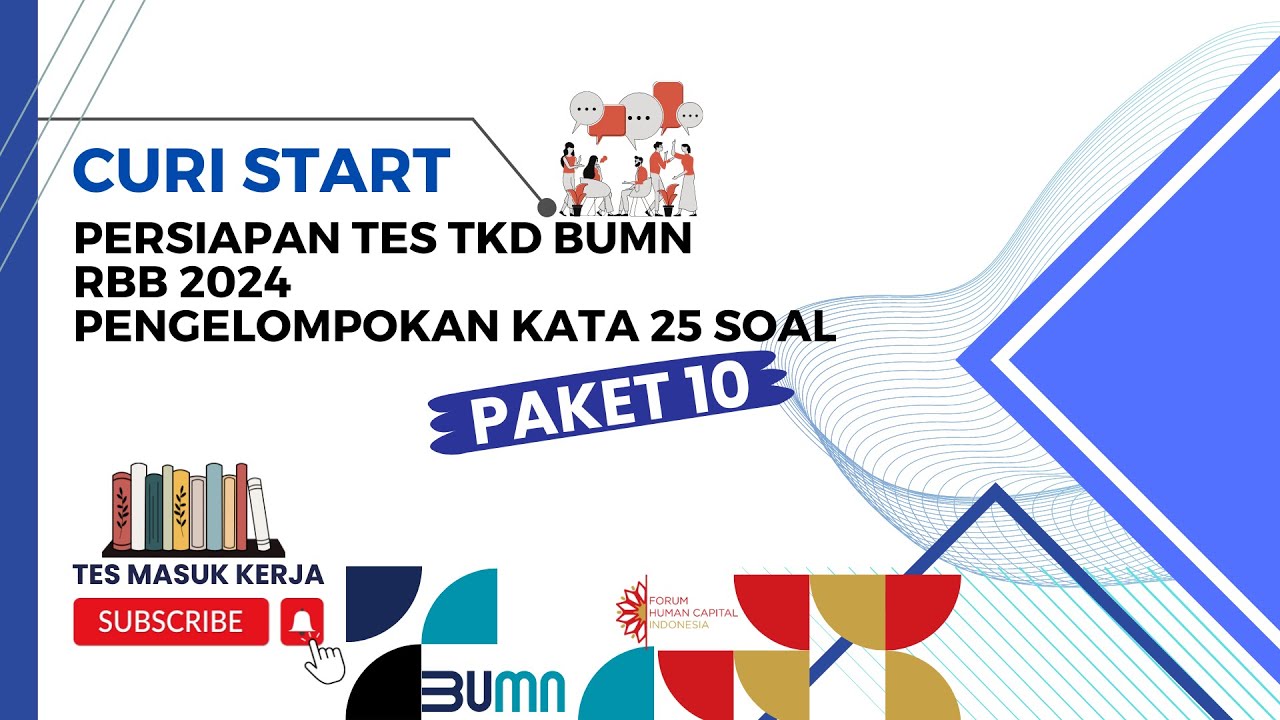 TES TKD BUMN RBB 2024 | PENGELOMPOKAN KATA (WORD CLASSIFICATION) 25 ...