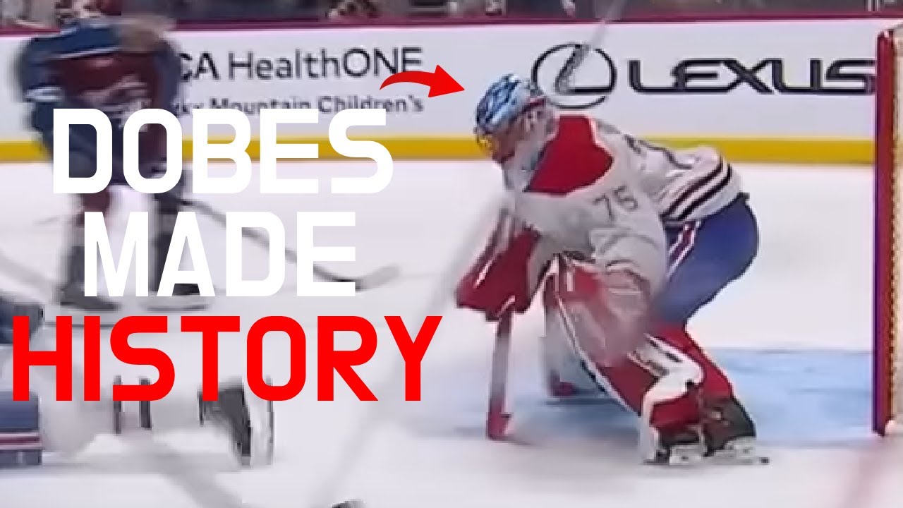 Jakub Dobes is the FIRST GOALIE in Canadiens HISTORY to do this ...