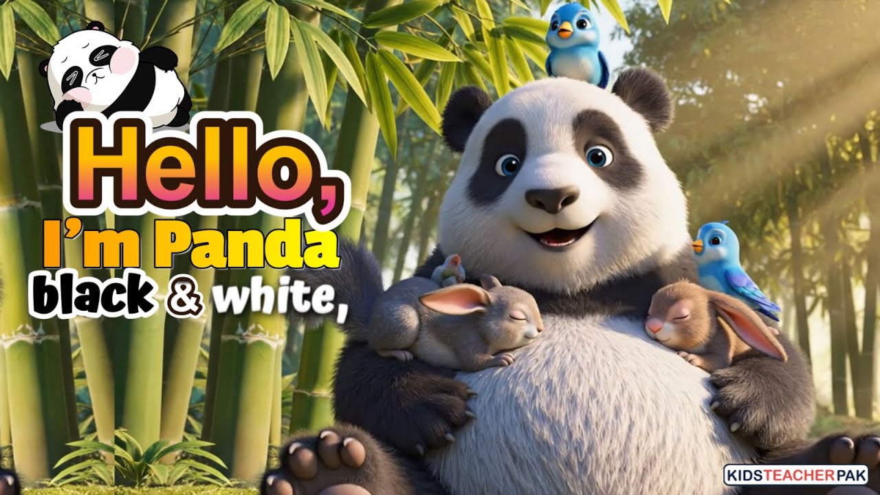 Yes Yes I’m Panda! | Cute Panda Poem for Kids | Fun Animal Song ...