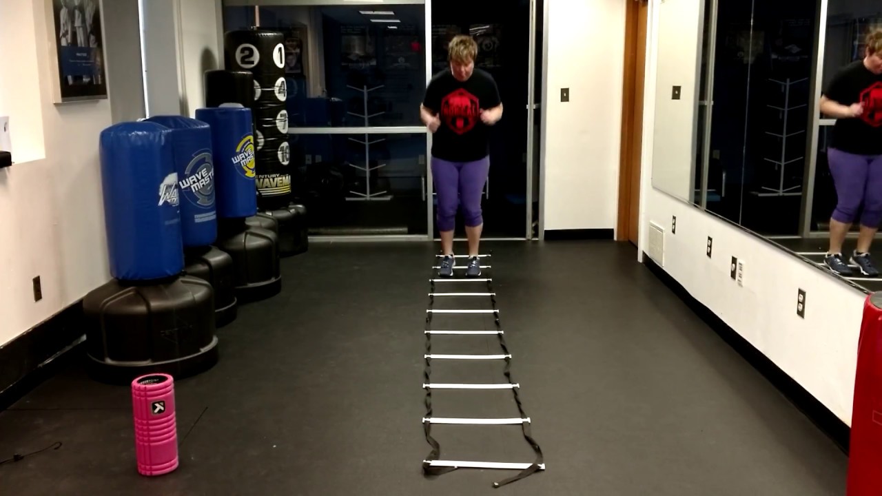 Basketball Conditioning Drills for Girls - Agility Ladder Double Hops ...