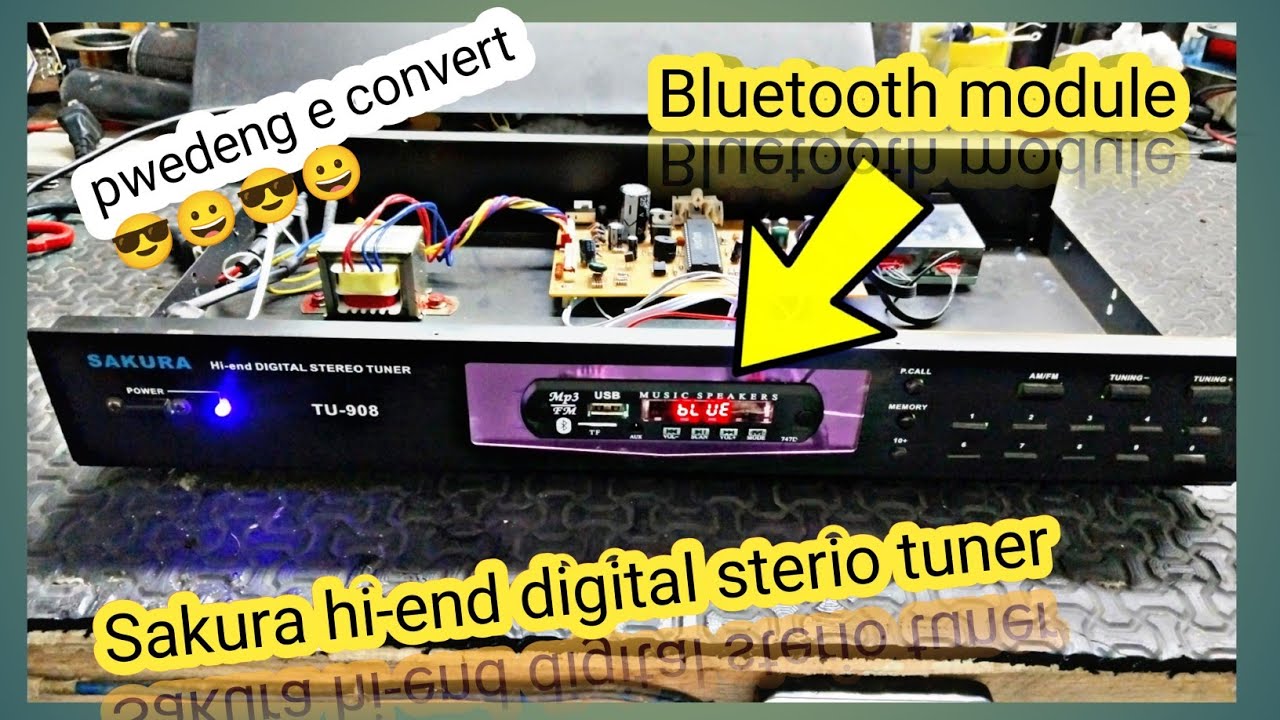 Paanu mag convert Ng Bluetooth module sa am/fm tuner recievier/vlog ...