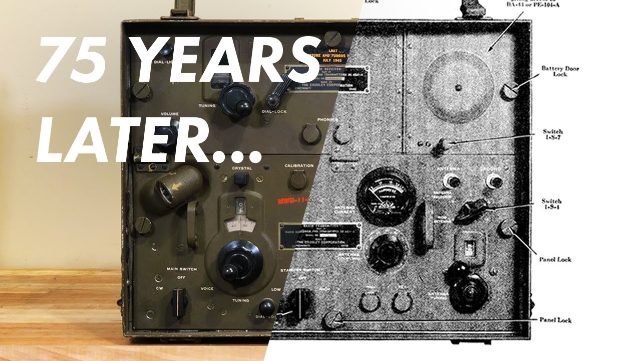 Crosley BC-654 Radio Introduction - SCR-284 Part 1 - YouTube