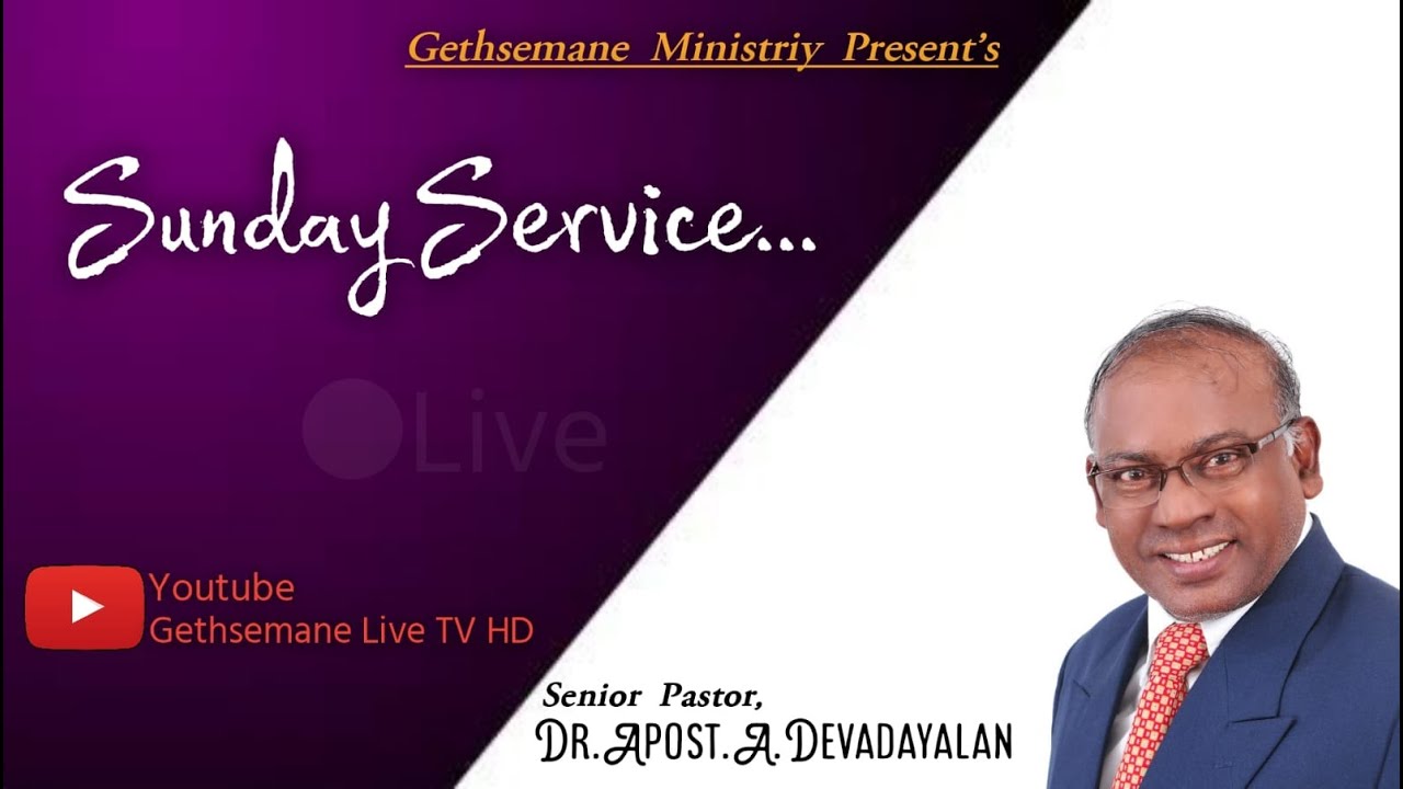 SUNDAY 1st SERVICE | 24 AUG 2025 - YouTube