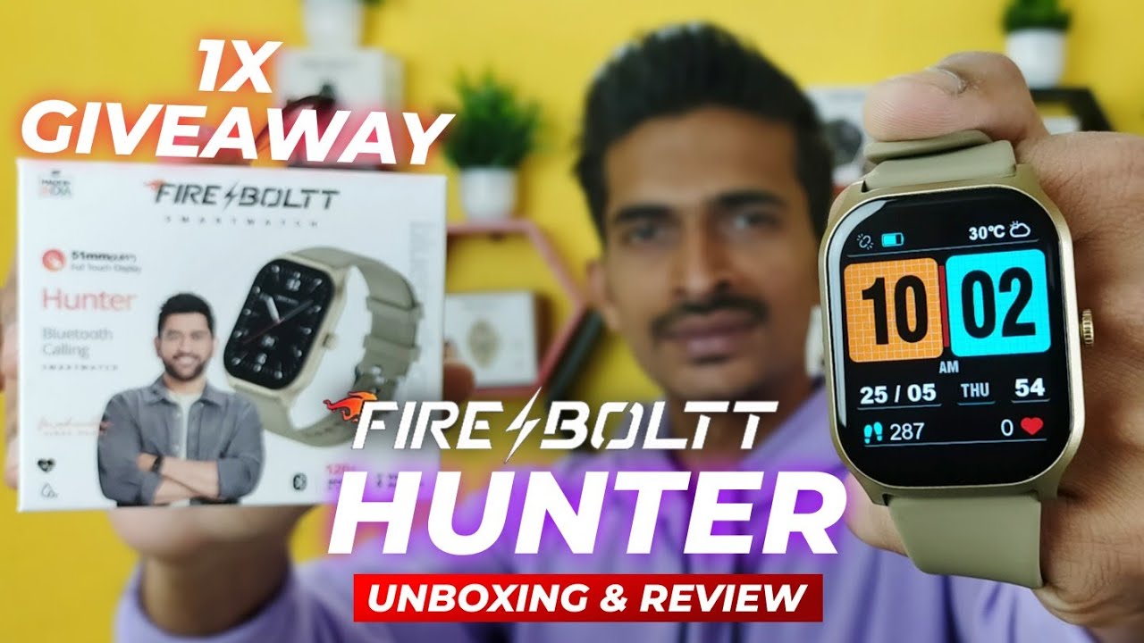 Fire Boltt Hunter Unboxing & Review🔥 Best Smartwatch under 2000⚡ fire ...