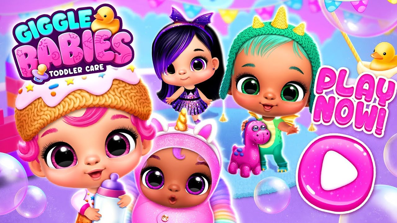 Giggle Babies Toddler Care 2023 Tuto Toons 😚💕👶🏻🌈 #15B Android Gameplay ...