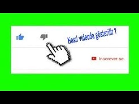 Nece abone ol like at green screen işletmek olur