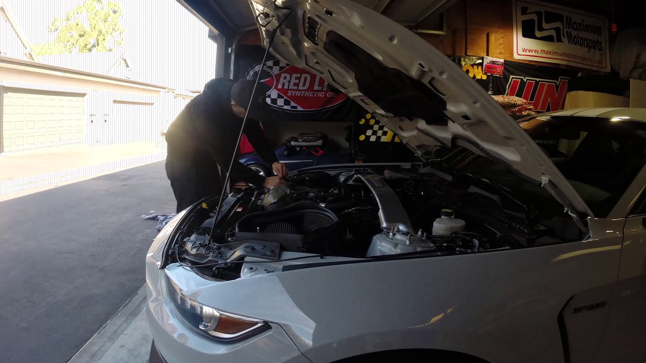 Shelby GT350 Hood Pin Install Time Lapse - YouTube