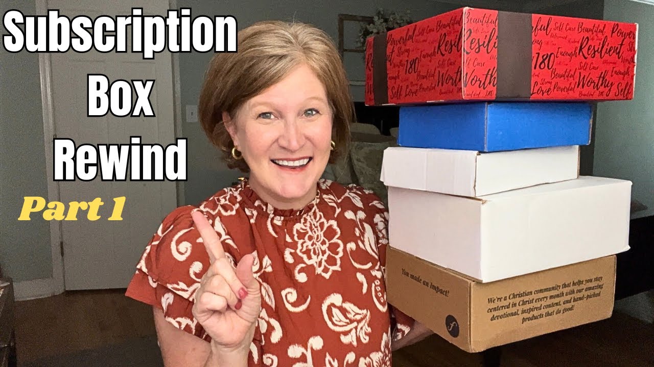 Subscription Box Rewind | 5 Boxes You Will LOVE - YouTube