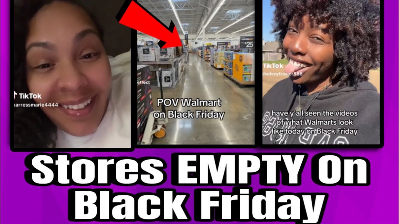 Walmart & Target Were EMPTY On Black Friday, Now They Are Panicking ...