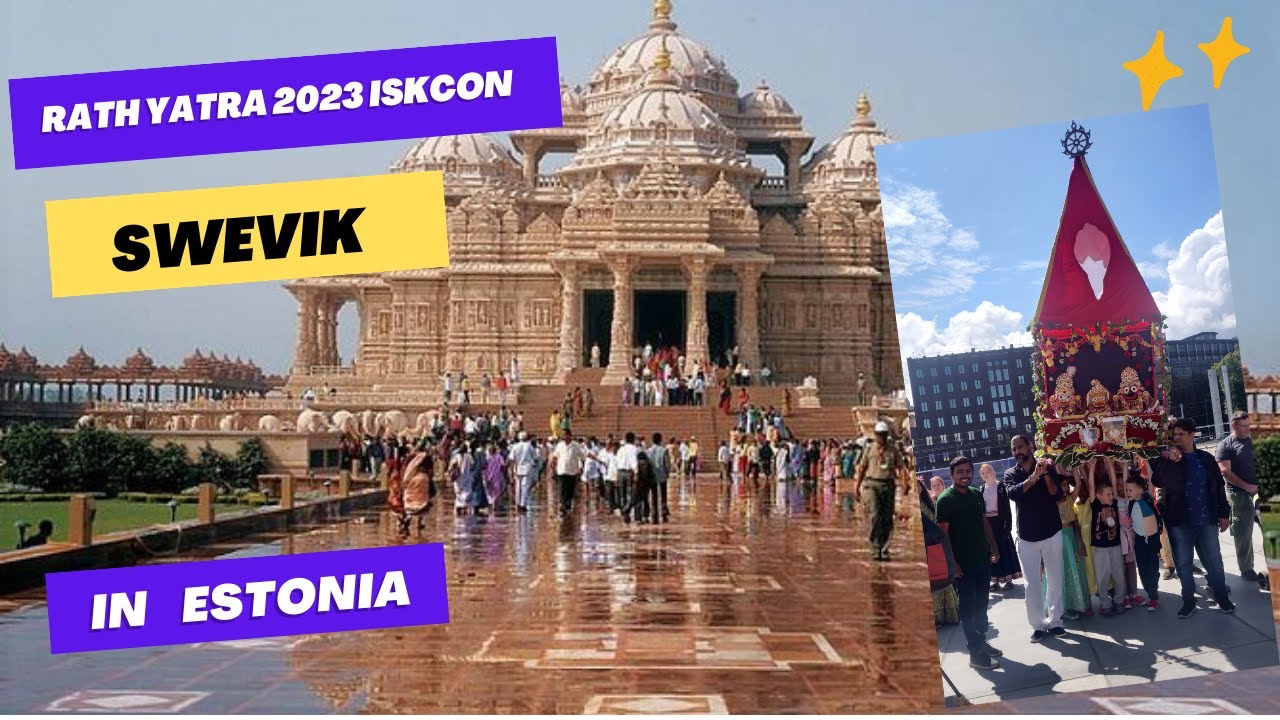 Rath Yatra 2023 Iskcon temple Tallinn Estonia, Indians in Estonia ...