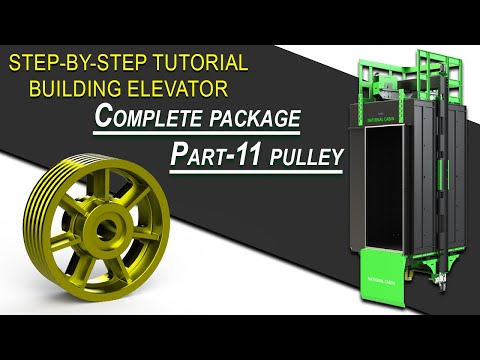 How to build pro elevator cabin. Part 11 Pulley #design
