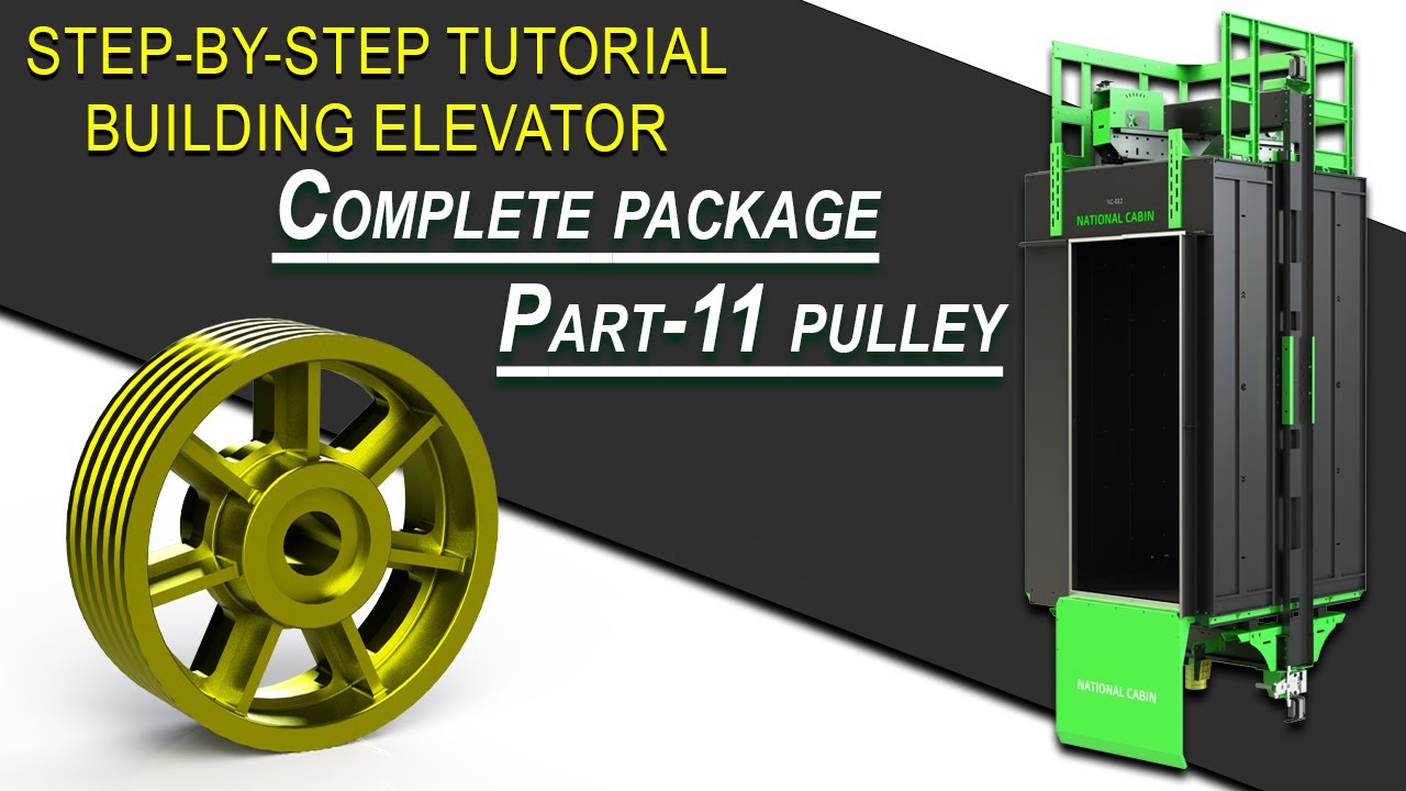 How to build pro elevator cabin. Part 11 Pulley #design - YouTube