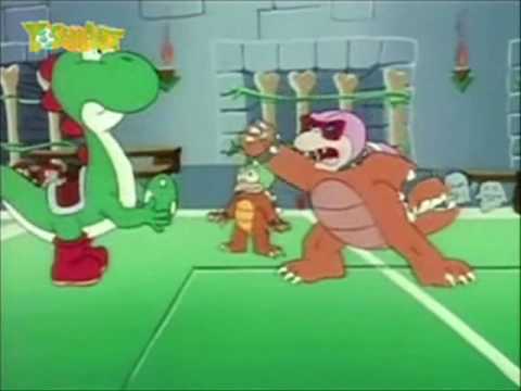 youtubepoop mario and yoshi play football against koopas - YouTube