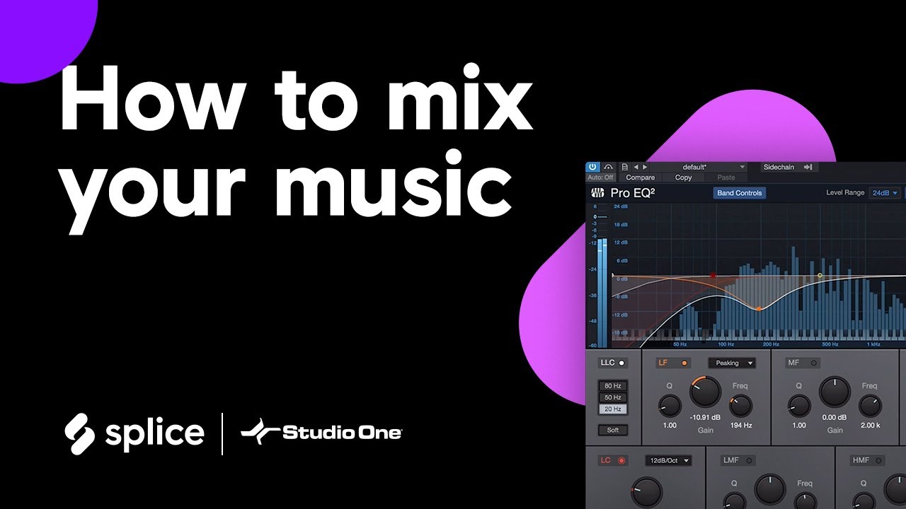 How to mix your music in Studio One 5 - YouTube