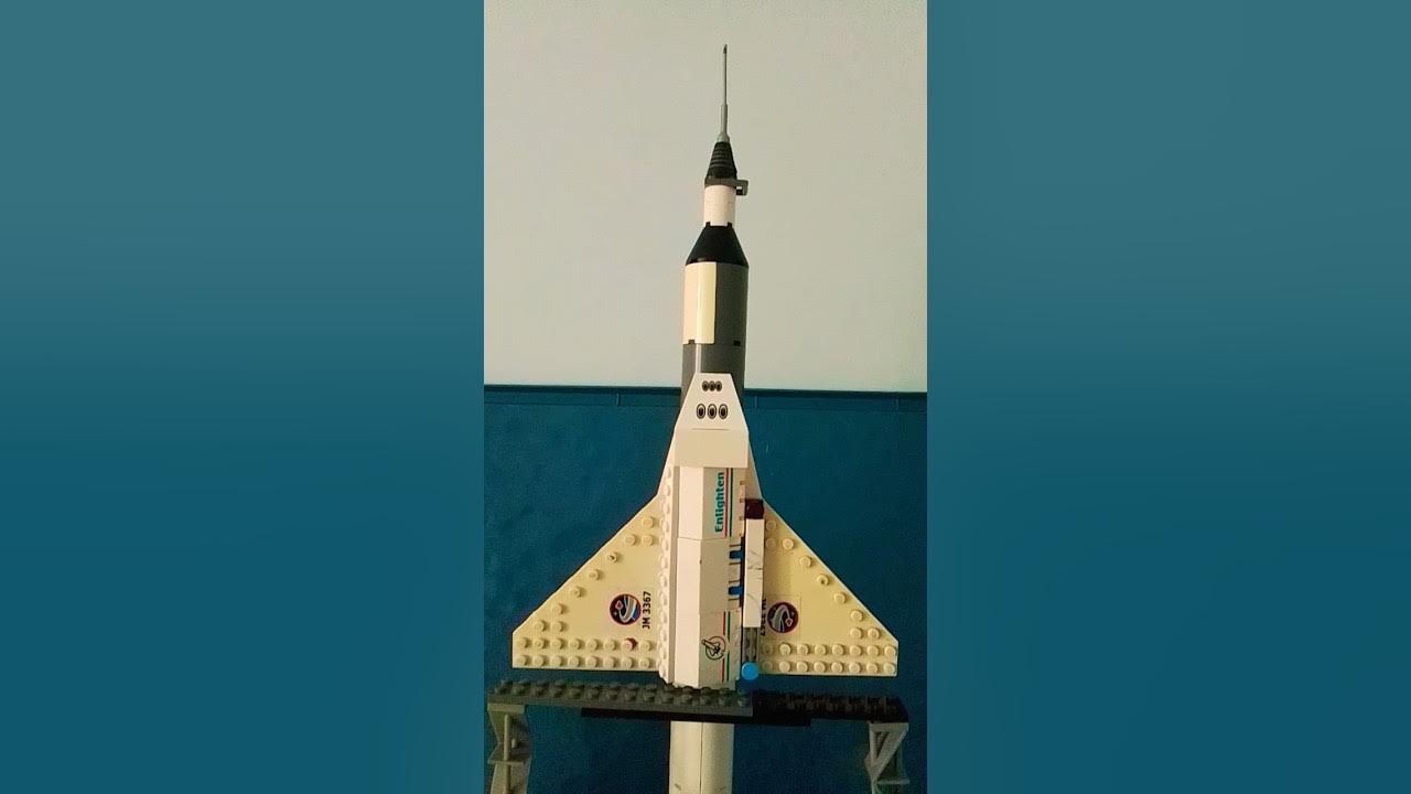 сделал космодром с ракетой из ЛЕГО #lego #лего - YouTube