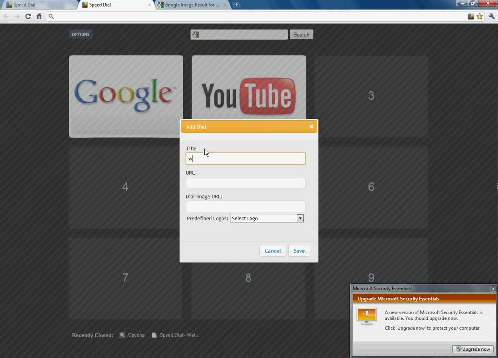 Google Chrome Add On -Speed Dial -Qpalism - YouTube