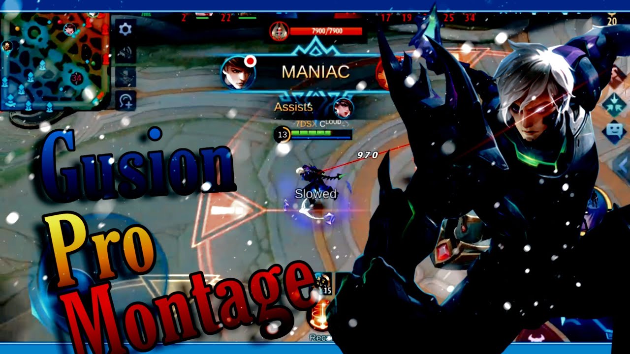 Gusion Pro Montage | Gusion Venom | Gusion triple kill in a flash ...