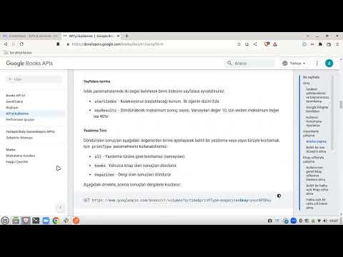 Google Books API için nasıl apikey oluşturabiliriz? - YouTube