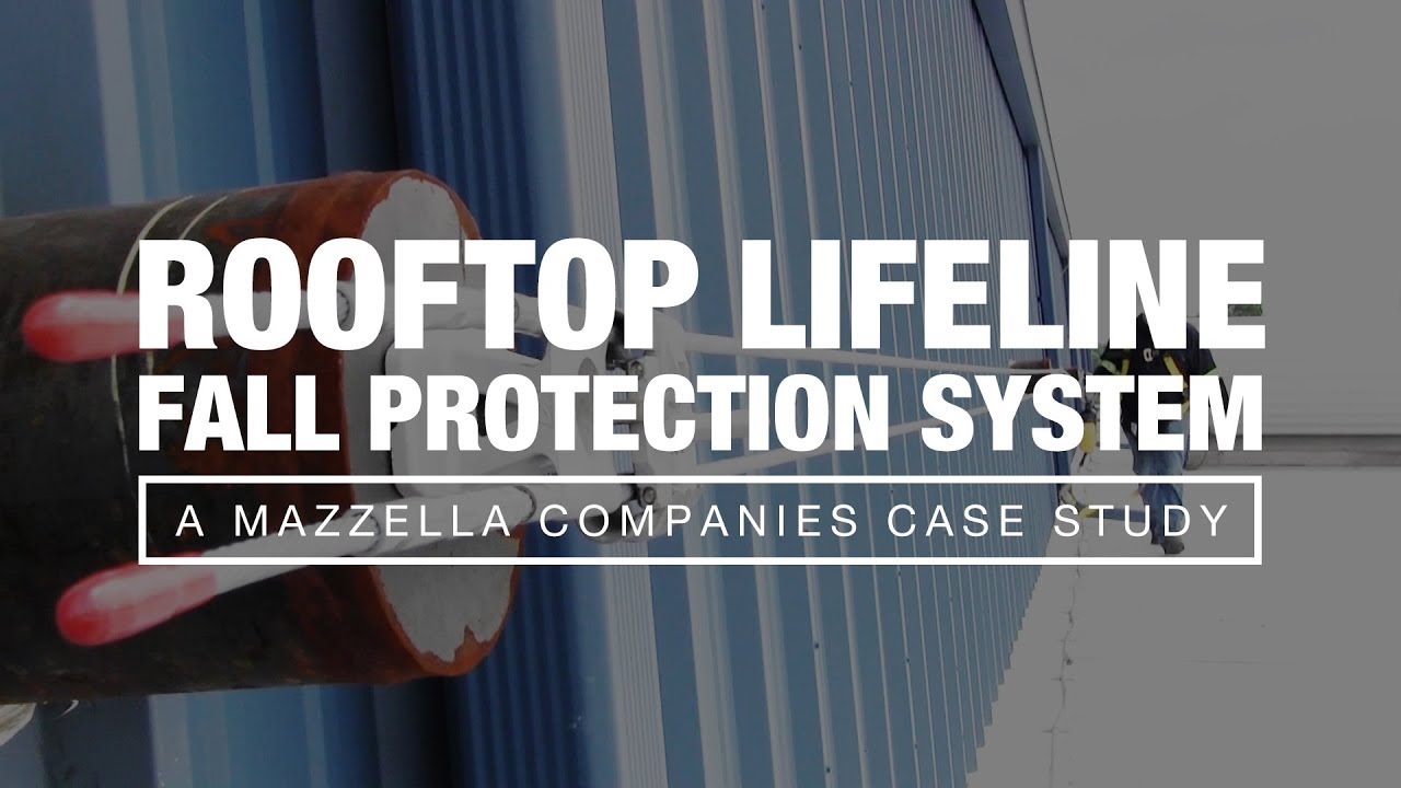 Rooftop Horizontal Lifeline Fall Protection System for Workers at ...