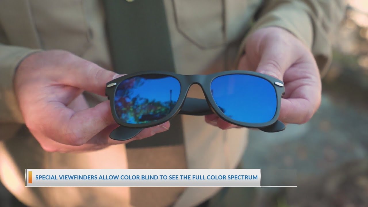 Special viewfinders allow color blind to see the full color spectrum ...