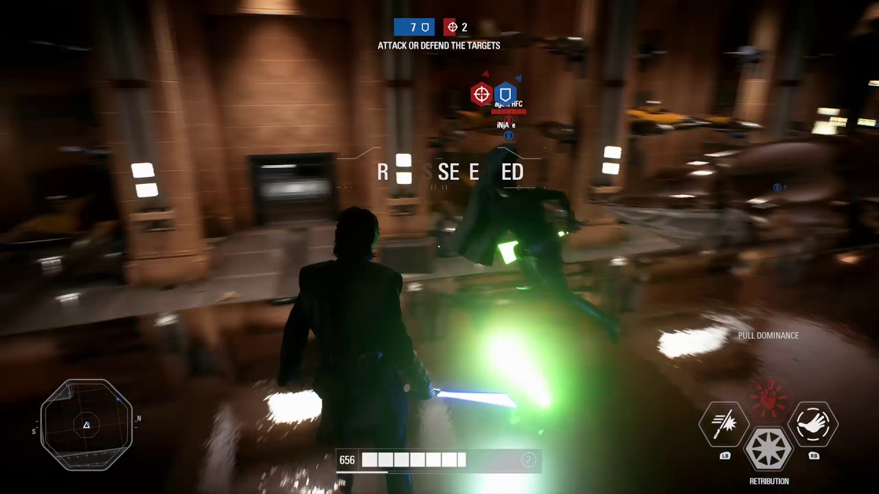 Battlefront 2: Anakin Hero Footage: Retribution Kill against Palpatine ...