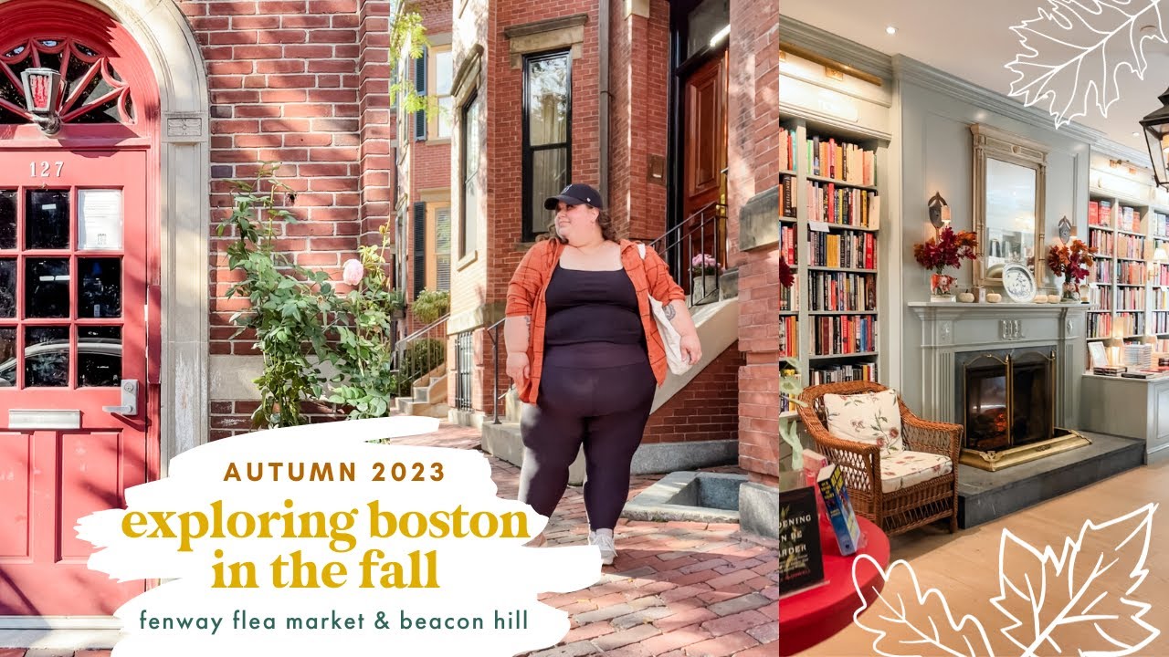 Fall in Boston MA! Fenway Flea Market & Beacon Hill! - YouTube