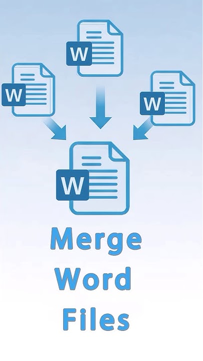how to merge word documents #howto #word - YouTube