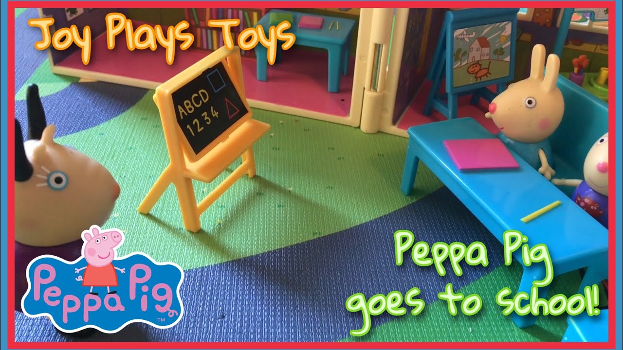 Peppa Pig | Peppa Pig goes to school! ️ - YouTube