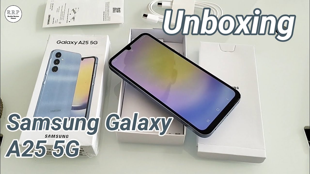 Unboxing Samsung Galaxy A25 5G Blue , Cara Setting Menu Awal Dan ...