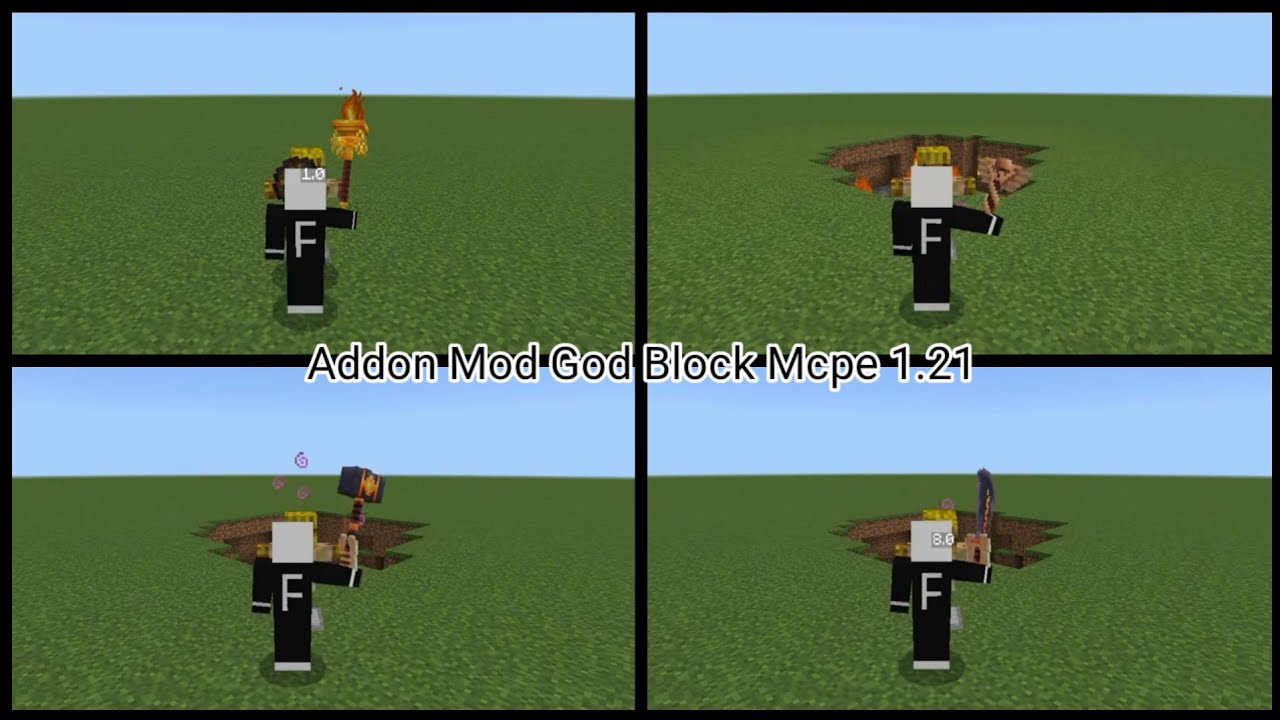 Minecraft Addon Mod God Block Mcpe 1.21 - YouTube
