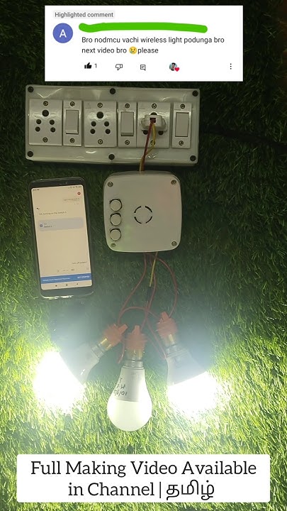 Voice Control Light நீங்களே செய்யலாம் | Google Assistant #experiment #project #arduino # ...