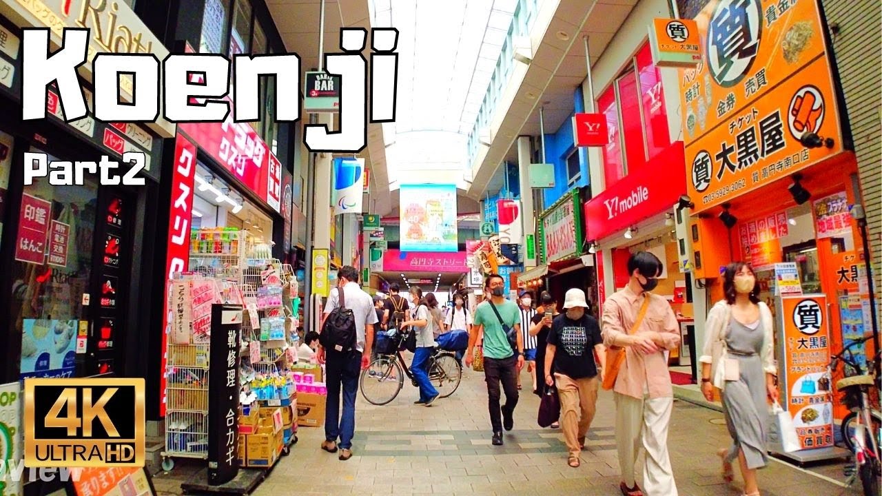 【4K Japan Travel】Walking tour - Koenji - Tokyo. Experience Local ...
