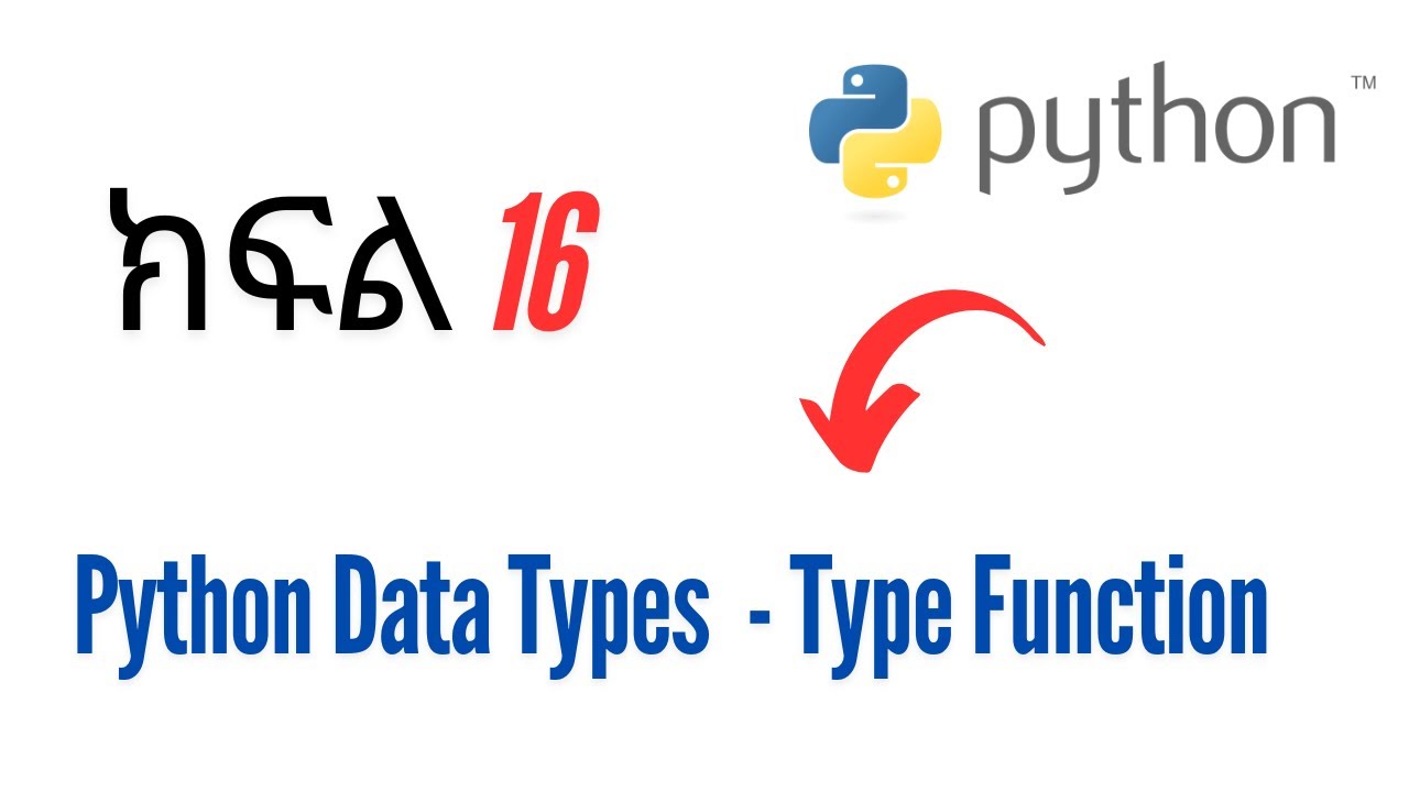 Python For Beginners Part 16 Data Types Type Function In Python 8403