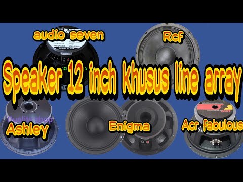 rekomendasi speaker line array 12 inch - YouTube