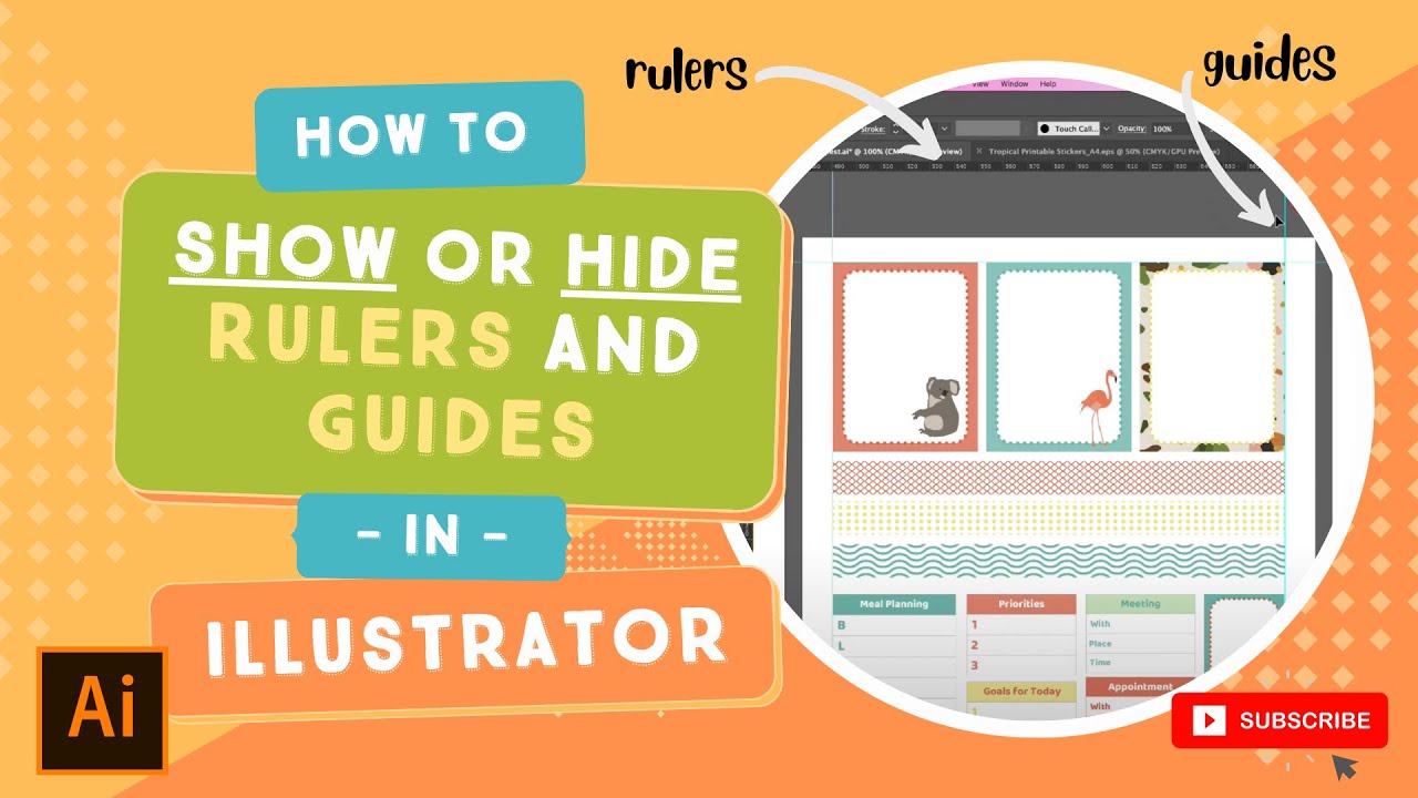 How To Show Or Hide Rulers And Guides In Illustrator YouTube how-to-show-or-hide-rulers-and-guides-in-illustrator-youtube