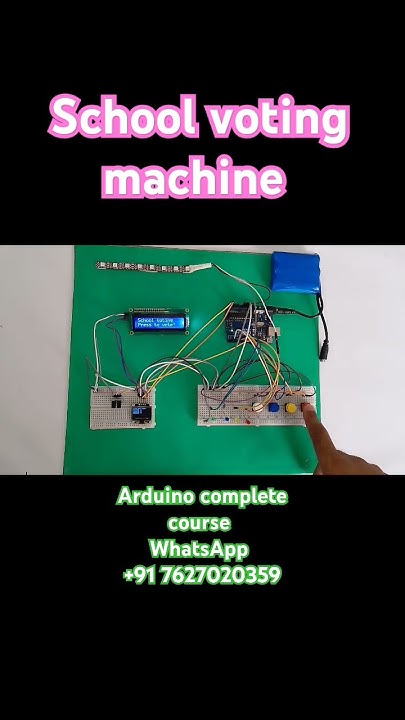 Arduino school voting machine#arduino#robotics#arduinoprojects#shorts - YouTube