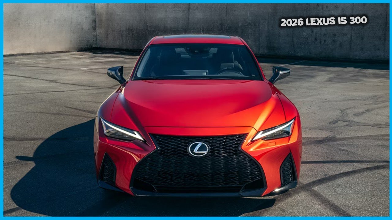 2026 Lexus IS 300 Redesign: A Stunning New Era for the Sport Sedan ...