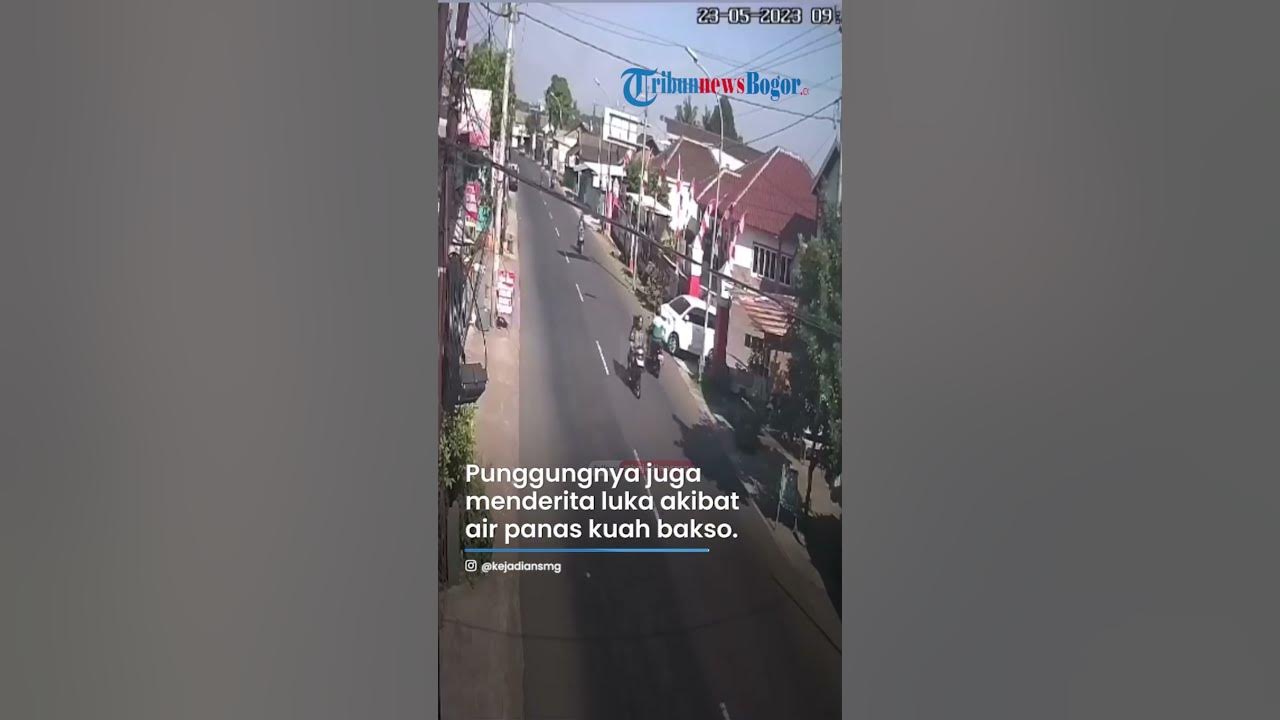 Berakhir Damai Ojol Tanggung Pengobatan Tukang Bakso Yang Jatuh