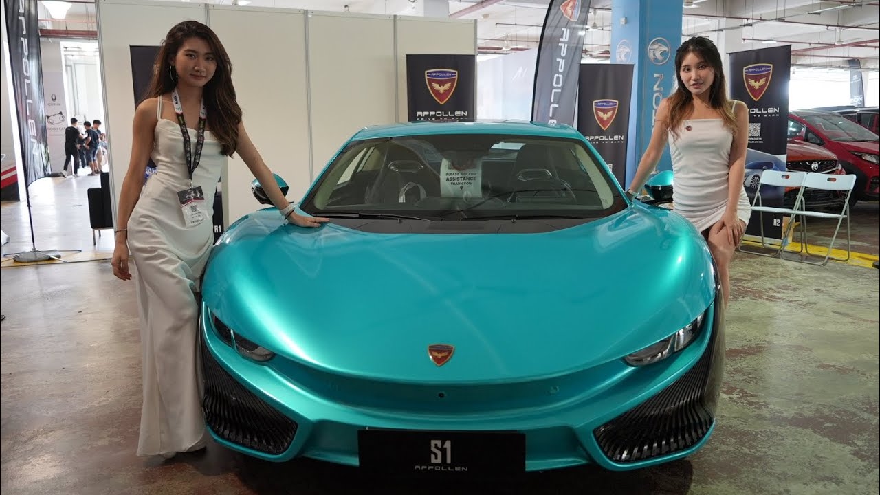 Appollen S1 walkaround at Malaysia Autoshow 2023 (Hidden at car test ...