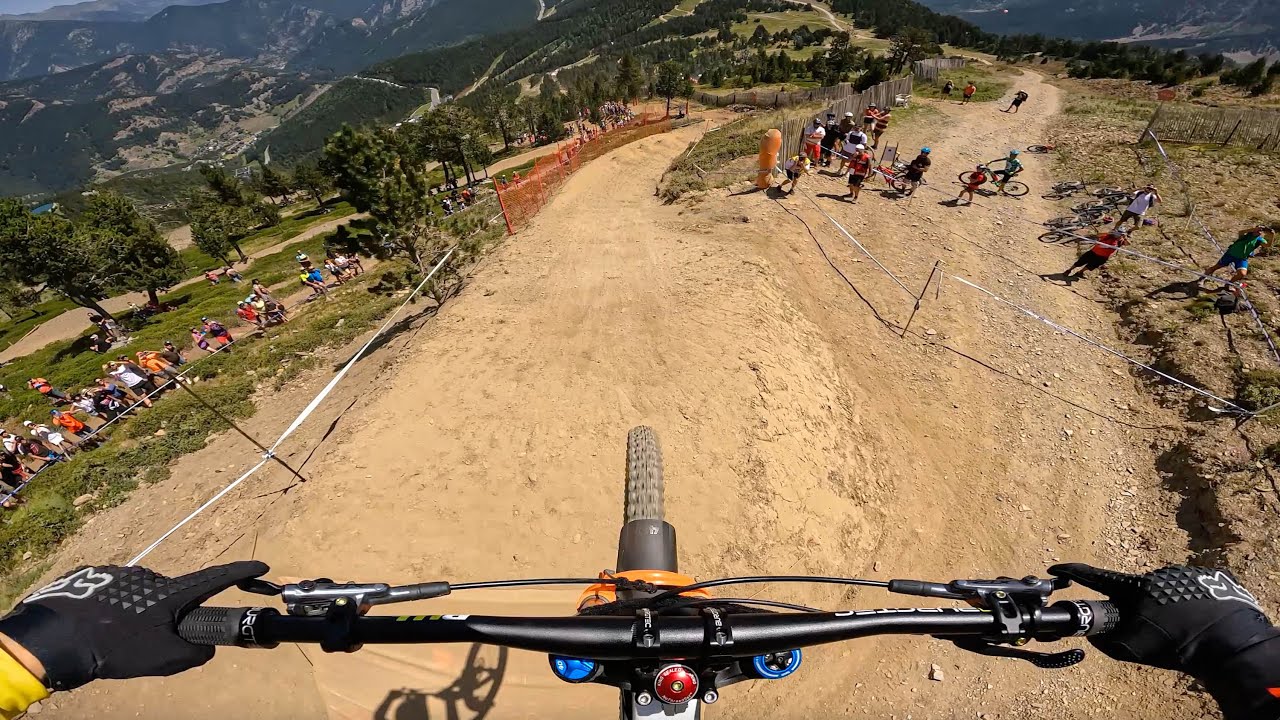 GoPro: Nina Hoffmann 2nd Place Run | Vallnord | UCI Downhill MTB World ...